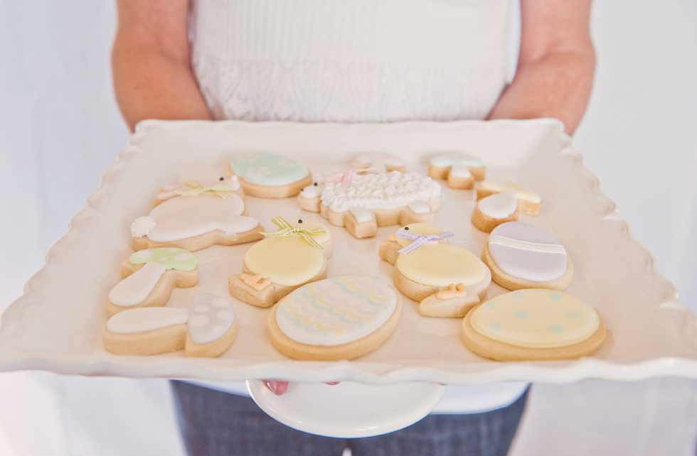 Easter Bunny & Lamb Decorated Cookies