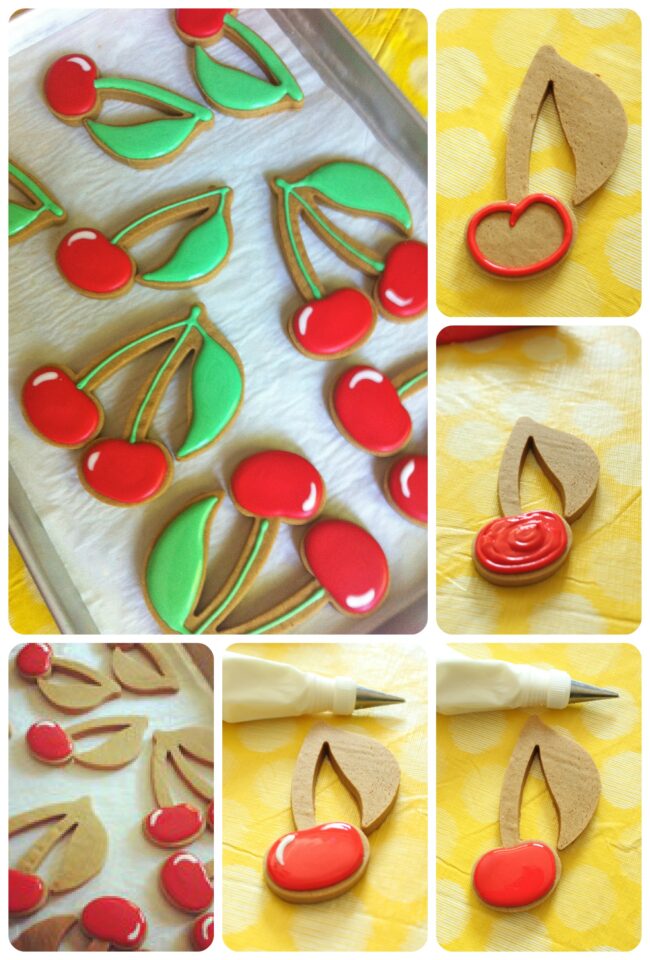 Easy Cherry Decorated Cookie How-To