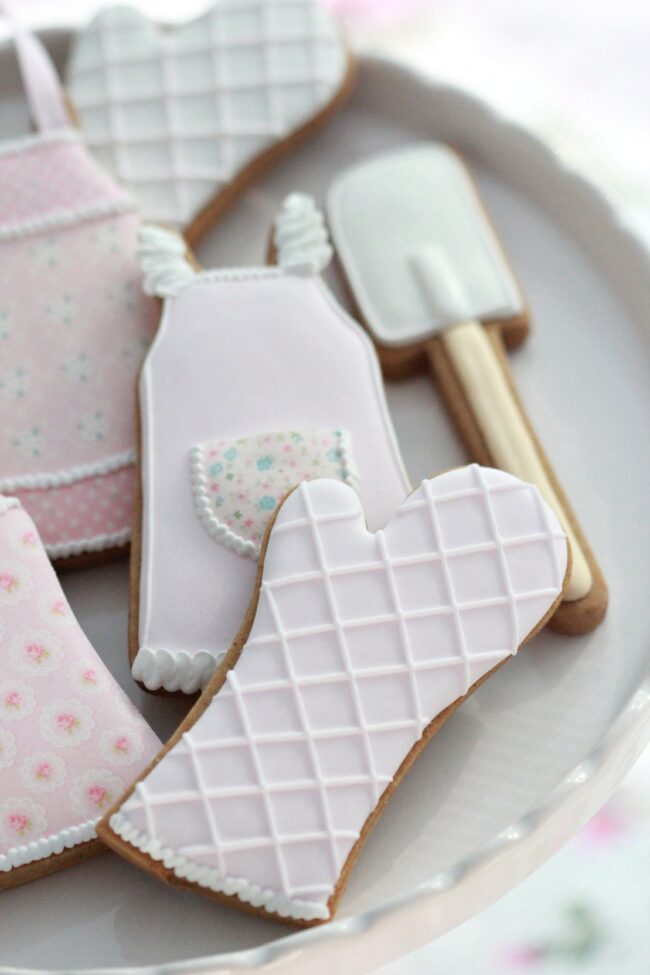 Baking and Kitchen Themed Decorated Cookies