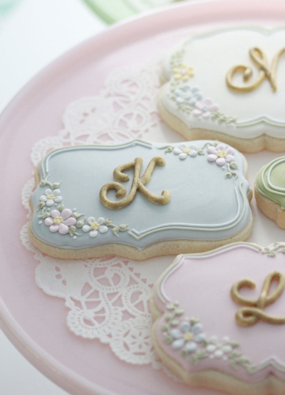 Royal Icing Lettered Cookies Sweetopia | Sweetopia
