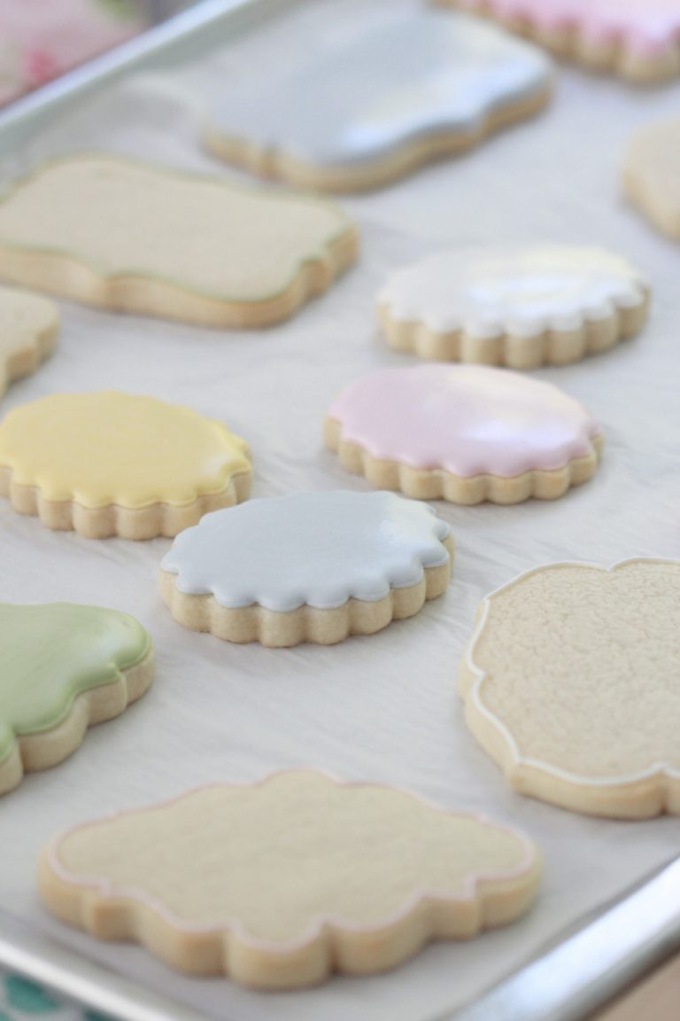 Lettered Cookies & Royal Icing Transfers