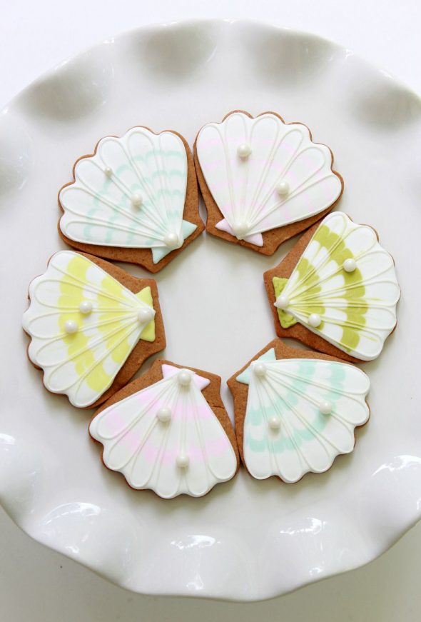 Shell Decorated Cookies ~ Sweetopia