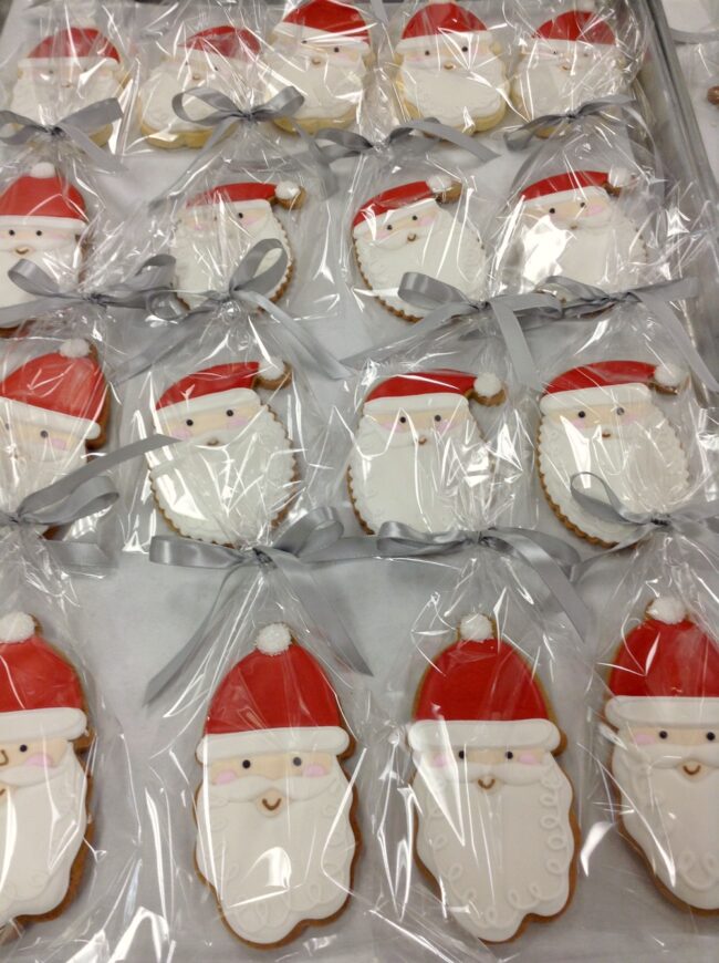 Santa Claus Decorated Cookies