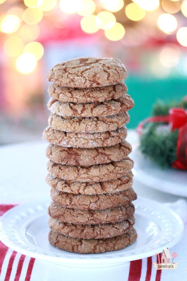 Ginger Crinkle Cookie Recipe