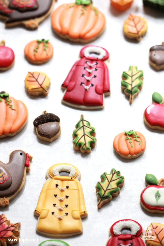 How to Decorate Turkey Cookies with Royal Icing