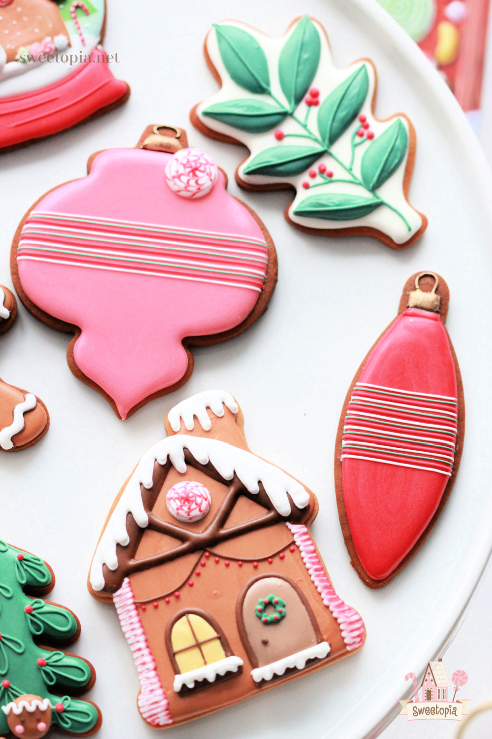 Royal Icing Decorated Christmas Cookies