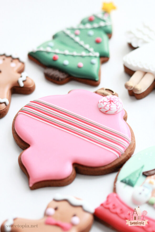 Royal Icing Decorated Christmas Cookies
