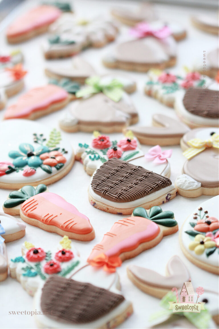 (Video) Decorating Easter or Spring Cookies with Royal Icing | Sweetopia