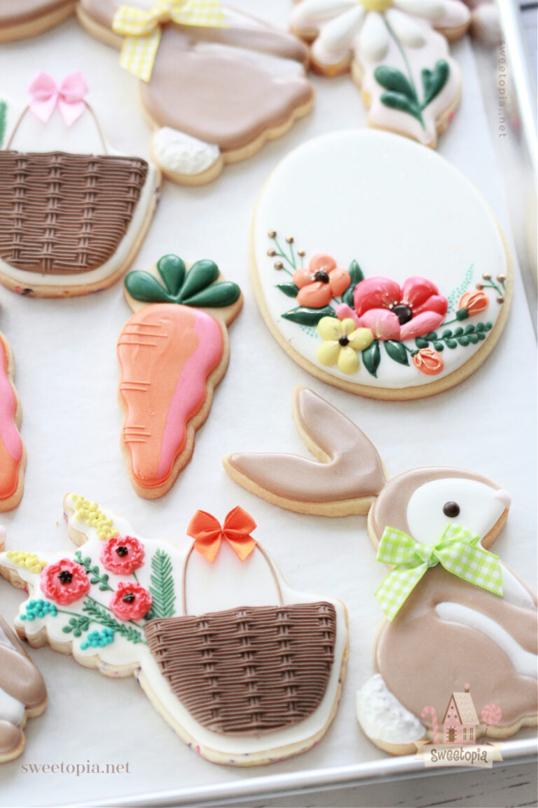 (Video) Decorating Easter or Spring Cookies with Royal Icing | Sweetopia