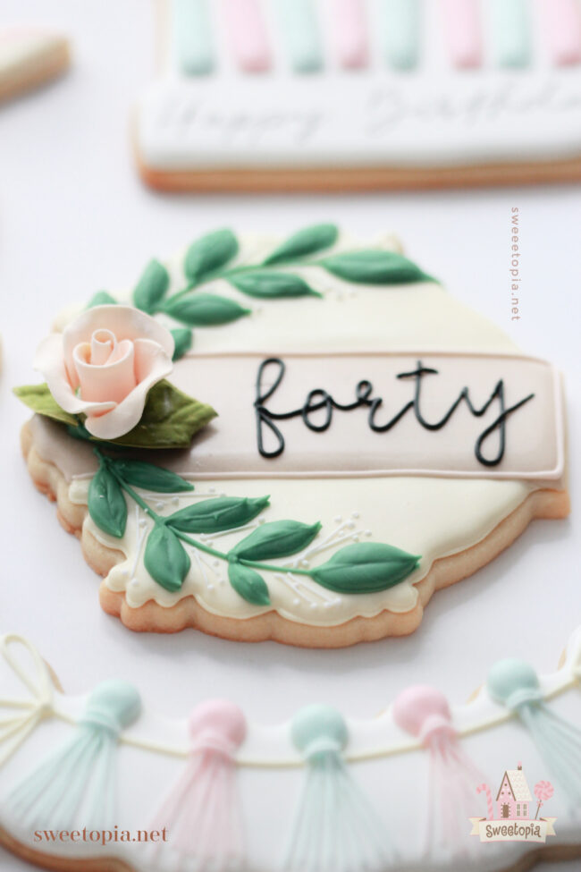 Hoppy Birthday Bunny Decorated Cookies (Video)