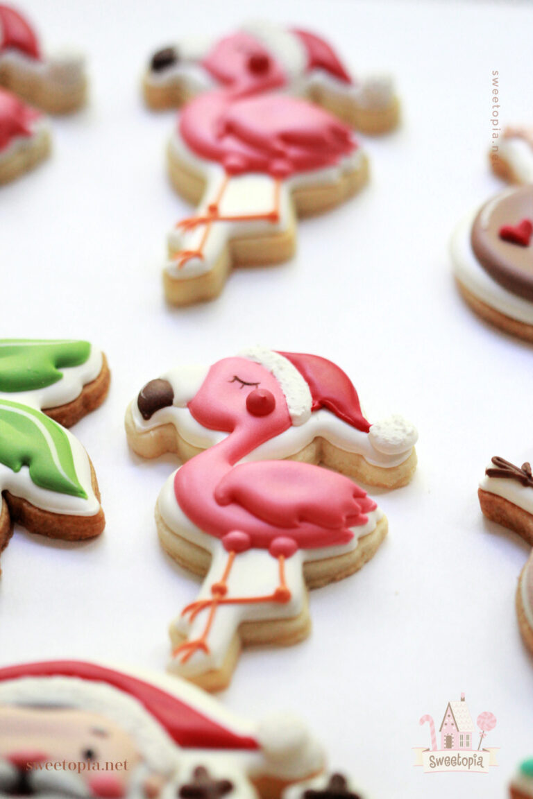 (Video) Decorating Tropical Summer Christmas Cookies