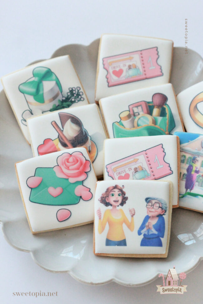 royal icing merge mansion cookies on sweetopia