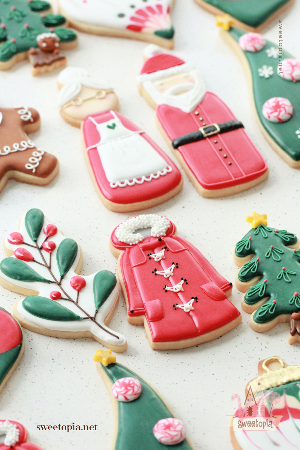 Decorated Christmas Sugar Cookies