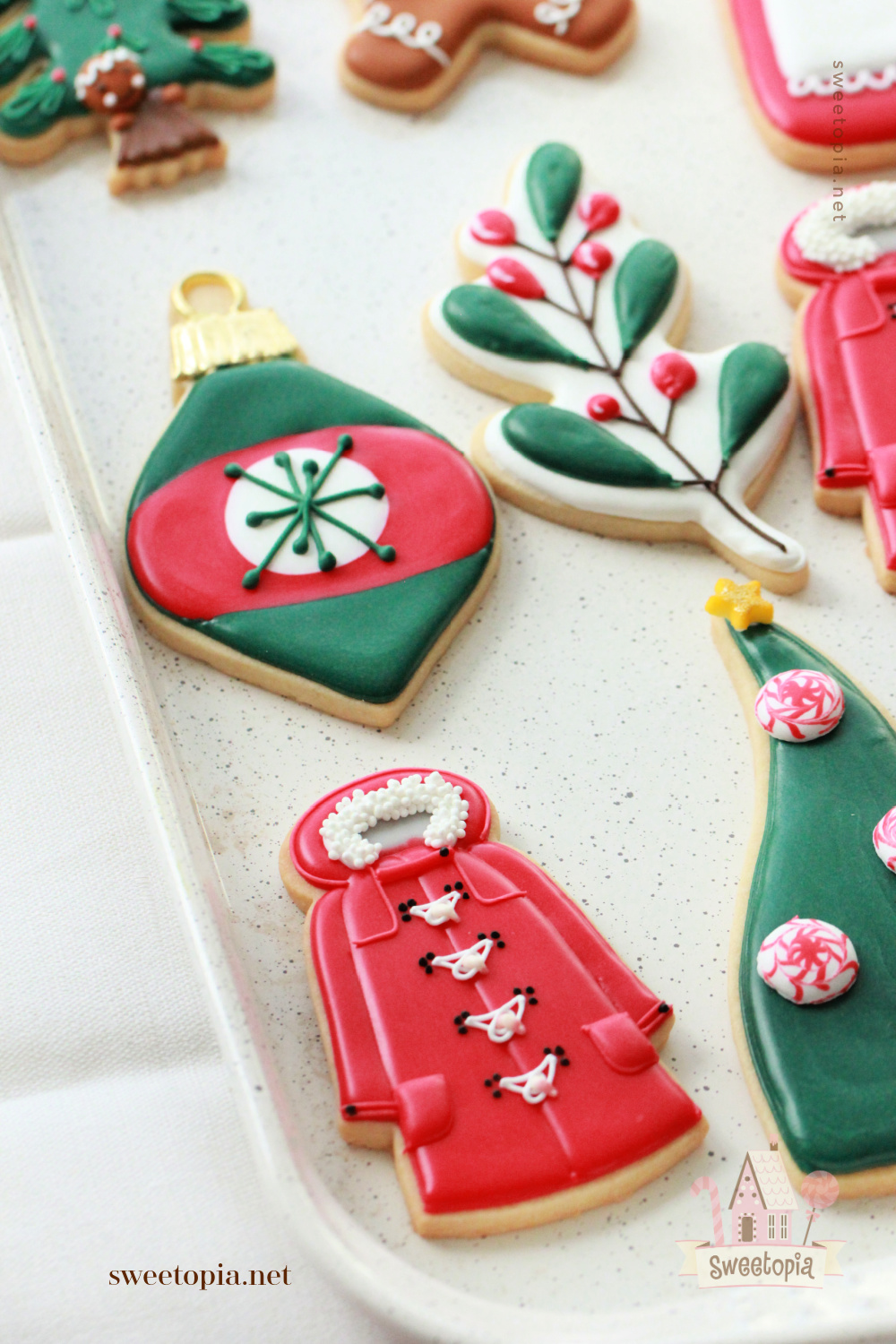 Decorated Christmas Sugar Cookies